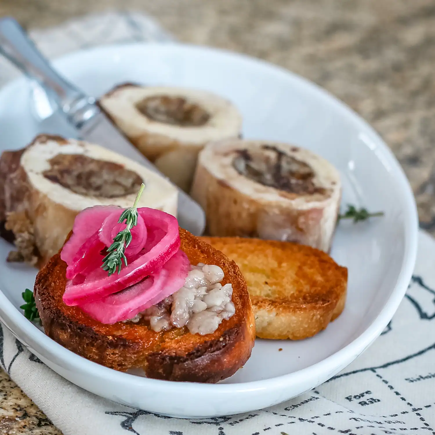 Easy Roasted Bone Marrow Appetizer
