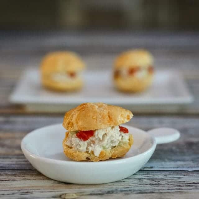Bite-Sized Chicken Salad Puffs - Classic Recipes