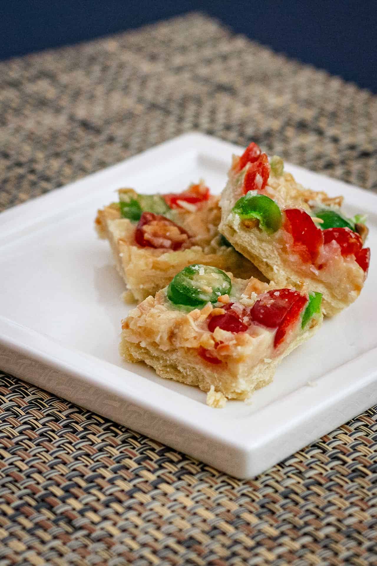Festive Coconut Shortbread Squares - Classic Recipes