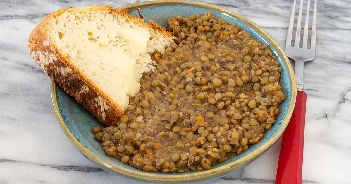 Instant Pot French Green Lentils - Classic Recipes
