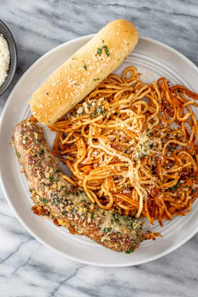 One Pot Spaghetti and Sausage Dinner - Classic Recipes