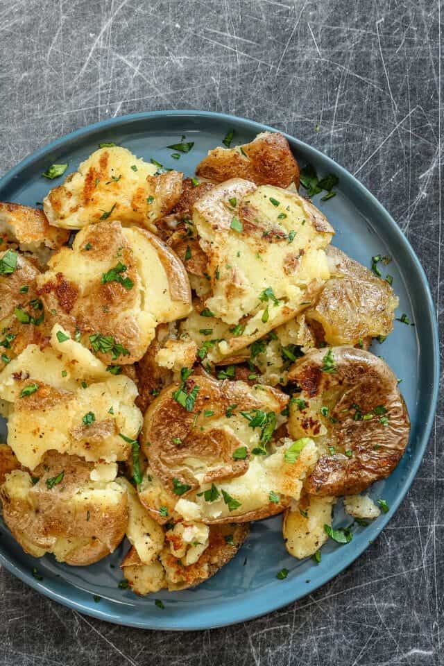 Crispy Fried Smashed Potatoes - Classic Recipes