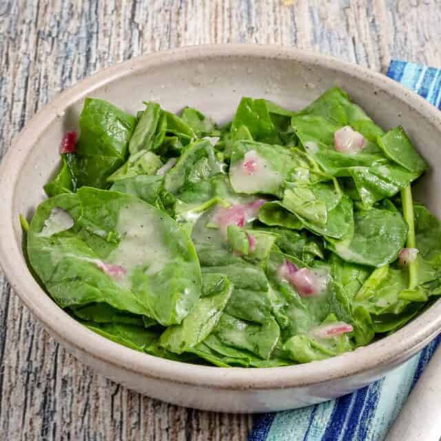 Wilted Spinach Salad - Classic Recipes