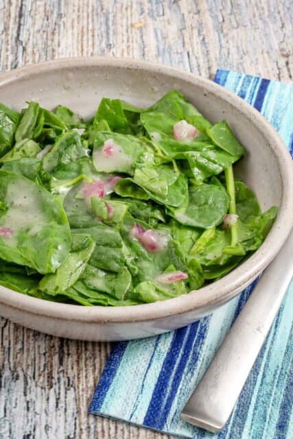 Wilted Spinach Salad - Classic Recipes
